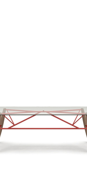 Huppe - Connection 98 Glass Top Dining Table