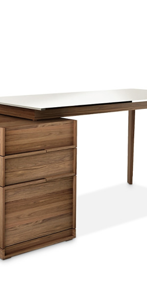 Huppe - Swan Glass Top Work Desk