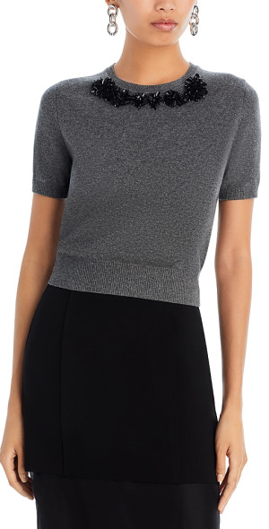 Jason Wu Collection - Wool Cashmere Embellished Sweater