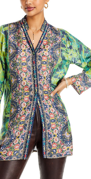 Johnny Was - Hirz Tali Silk Tunic Jacket