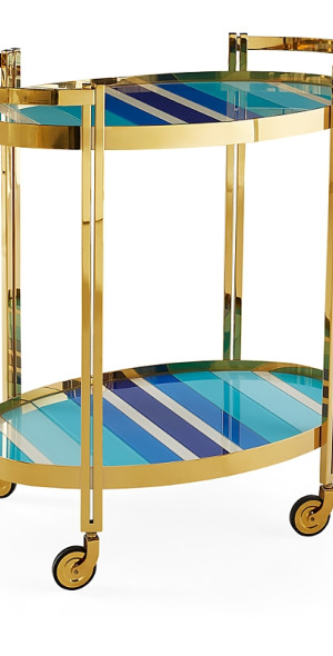 Jonathan Adler - Ultramarine Bar Cart
