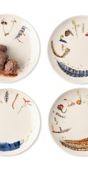 Juliska - Forest Walk Tidbit Plates, Set of 4