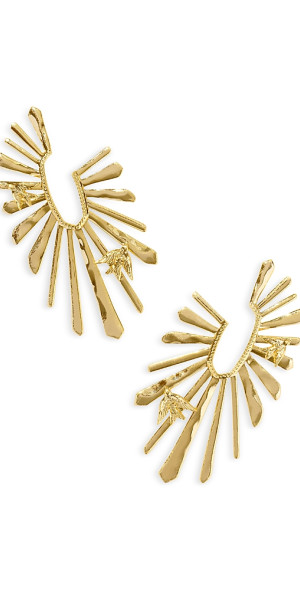 Kendra Scott - Melody Bird & Spike Front Facing Hoop Earrings