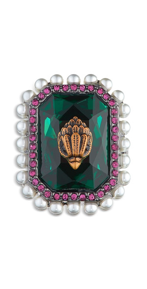 Kurt Geiger London - Signature Eagle Vintage Gem Cocktail Ring