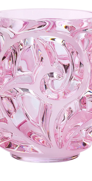 Lalique - Tourbillons Pink Luster Vase