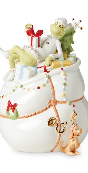Lenox - Grinchie Gifts Cookie Jar
