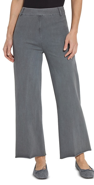 Lysse Plus - Erin Wide Leg Jeans in Charcoal