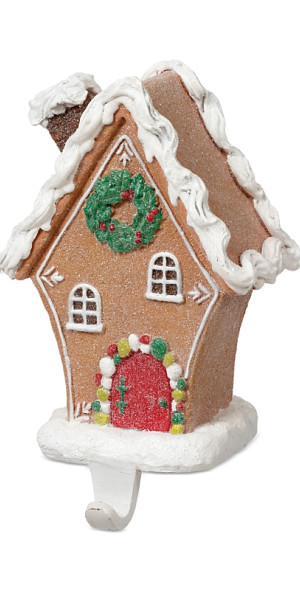 Mark Roberts - Gingerbread House Stocking Holder with Gumdrops