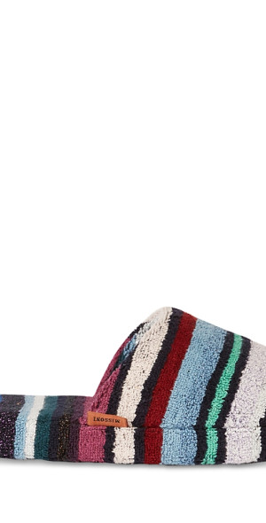 Missoni - Unisex Chandler Metallic Stripe Slippers