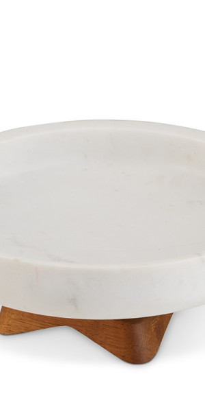 Nambe - Chevron Fruit/Centerpiece Bowl