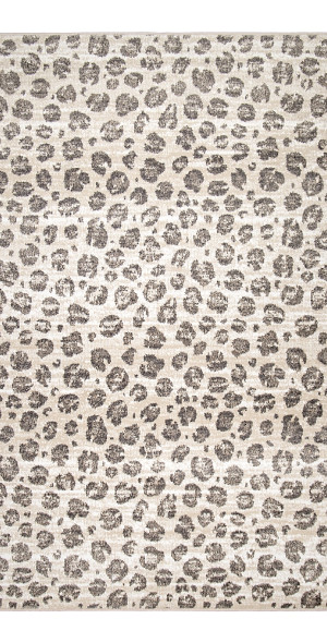 Orian - Palmetto Living Skins Snow Leopard Area Rug, 6'7 x 9'6