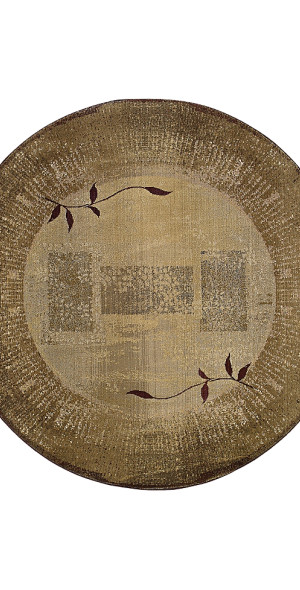 Oriental Weavers - Generations 544G1 Round Area Rug, 6' x 6'