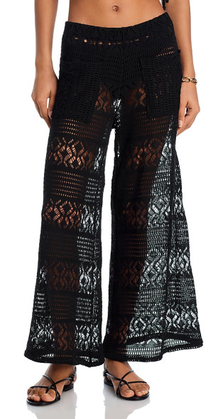 Palmacea - Yera Crochet Wide Leg Cover Up Pants