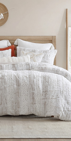 Peri Home - Snow Leopard Comforter Set, Full/Queen