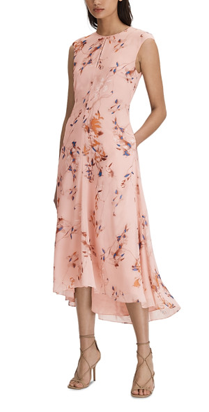 Reiss - Becci Floral Print Midi Dress