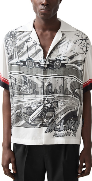 Reiss - Comic Graphic Camp Shirt