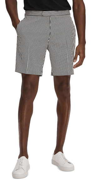 Reiss - Stream Stripe Regular Fit 8.5 Shorts