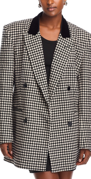 Ronny Kobo - Doe Checkered Blazer