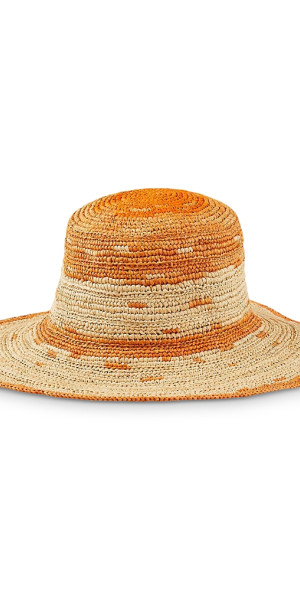 Sandro - Raffia Two Tone Sun Hat