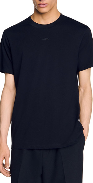 Sandro - Regular Fit Logo Tee
