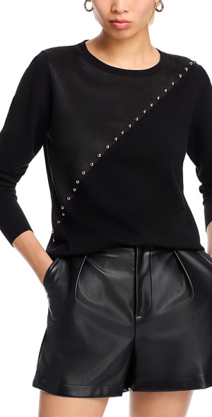 Sioni - Mixed Media Sweater