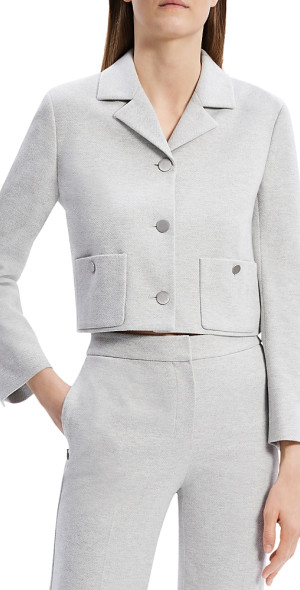 Theory - Boxy Cropped Jacket