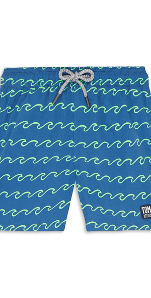 Tom & Teddy - Boys' Waves Swim Trunks