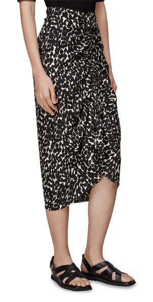 Whistles - Sahara Cat Ruched Skirt