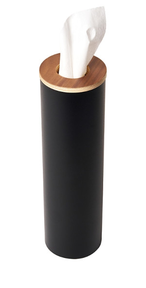 Yamazaki - Black Rin Round Tissue Case