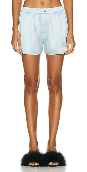 Alexander Wang - Boxer Short W/ Tulle Cut Out Back Panel