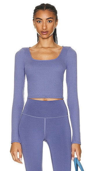 alo - Soft Rib Form Long Sleeve Top