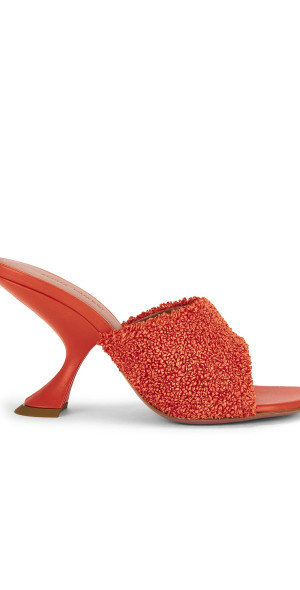 AMINA MUADDI - Taylor Raffia 90 Slipper