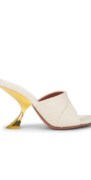 AMINA MUADDI - Taylor Woven 90 Slipper