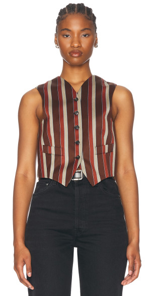 BODE - Arizona Stripe Waistcoat