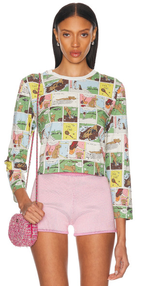 BODE - Comic Strip Long Sleeve Top
