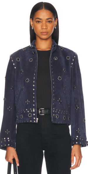 BODE - Studded Howard Suede Jacket
