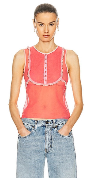 chanel - Chanel Chiffon Top