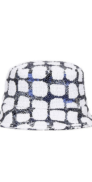 chanel - Chanel Coco Sequined Bucket Hat