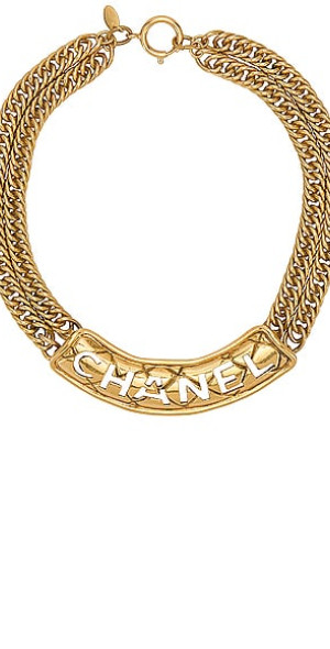 chanel - Chanel Logo Chain Necklace
