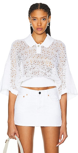 chanel - Chanel Openwork Knit Top