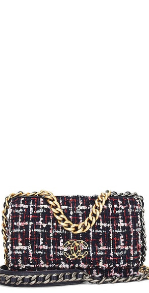 chanel - Chanel Tweed Coco Mark Chain Shoulder Bag