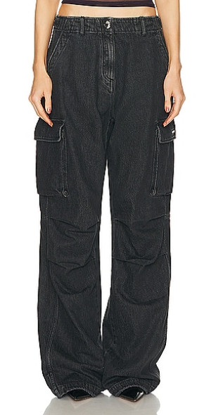 Coperni - Denim Wide Leg Cargo Pant