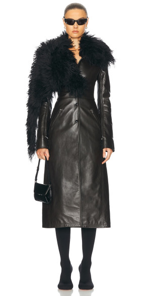 Courreges - Shearling Leather Long Coat