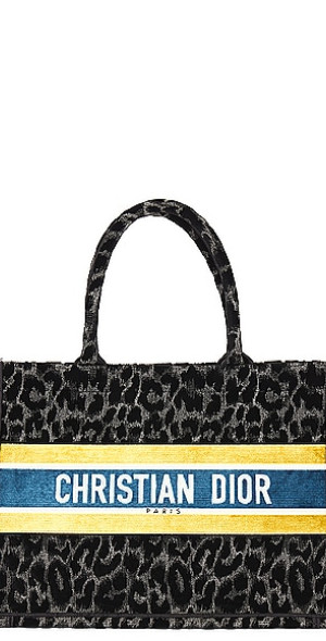 dior - Dior Leopard Book Tote Bag