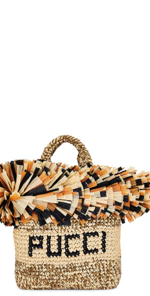 Emilio Pucci - Small Rafia Tote Bag