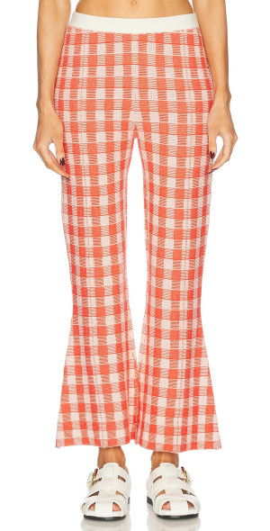 Guest In Residence - Gingham Flare Pant