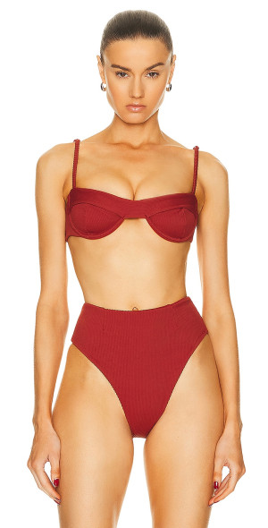 HAIGHT. - Ribbed Mia Bikini Top