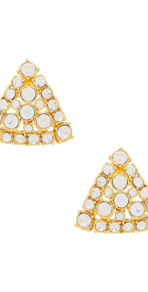 Julia Vaughn - 80's Gantos Triangle Clip Ons