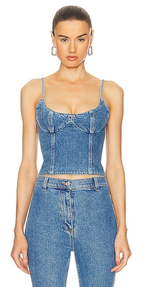 Magda Butrym - Denim Tank Top