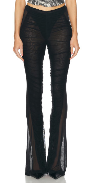 Mugler - Mesh Flare Pant